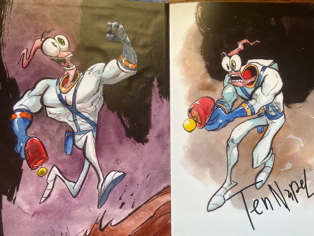 The Making Of Earthworm Jim – Doug TenNapel Comic Library